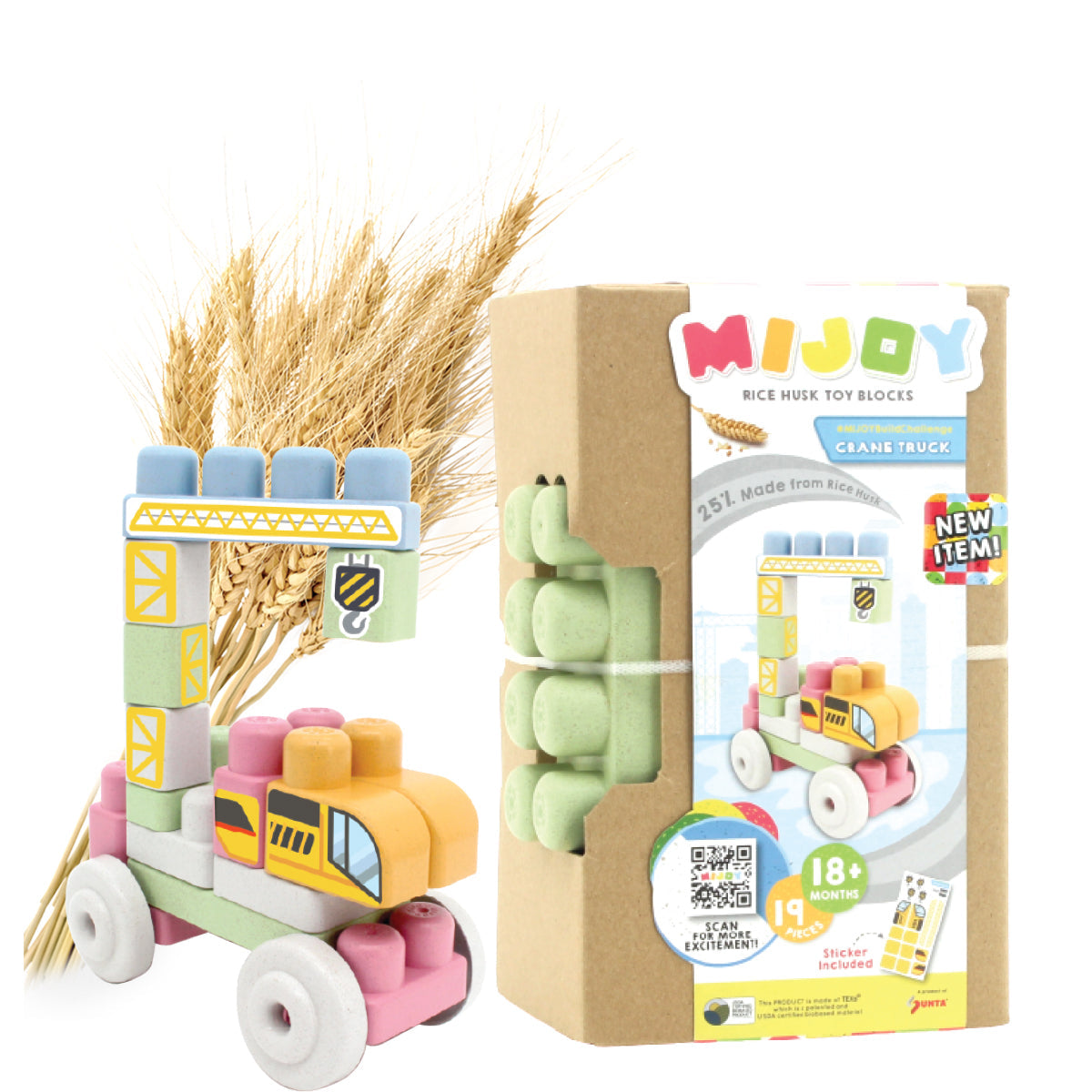 MIJOY Crane Truck Toy Blocks – Sunta Selection